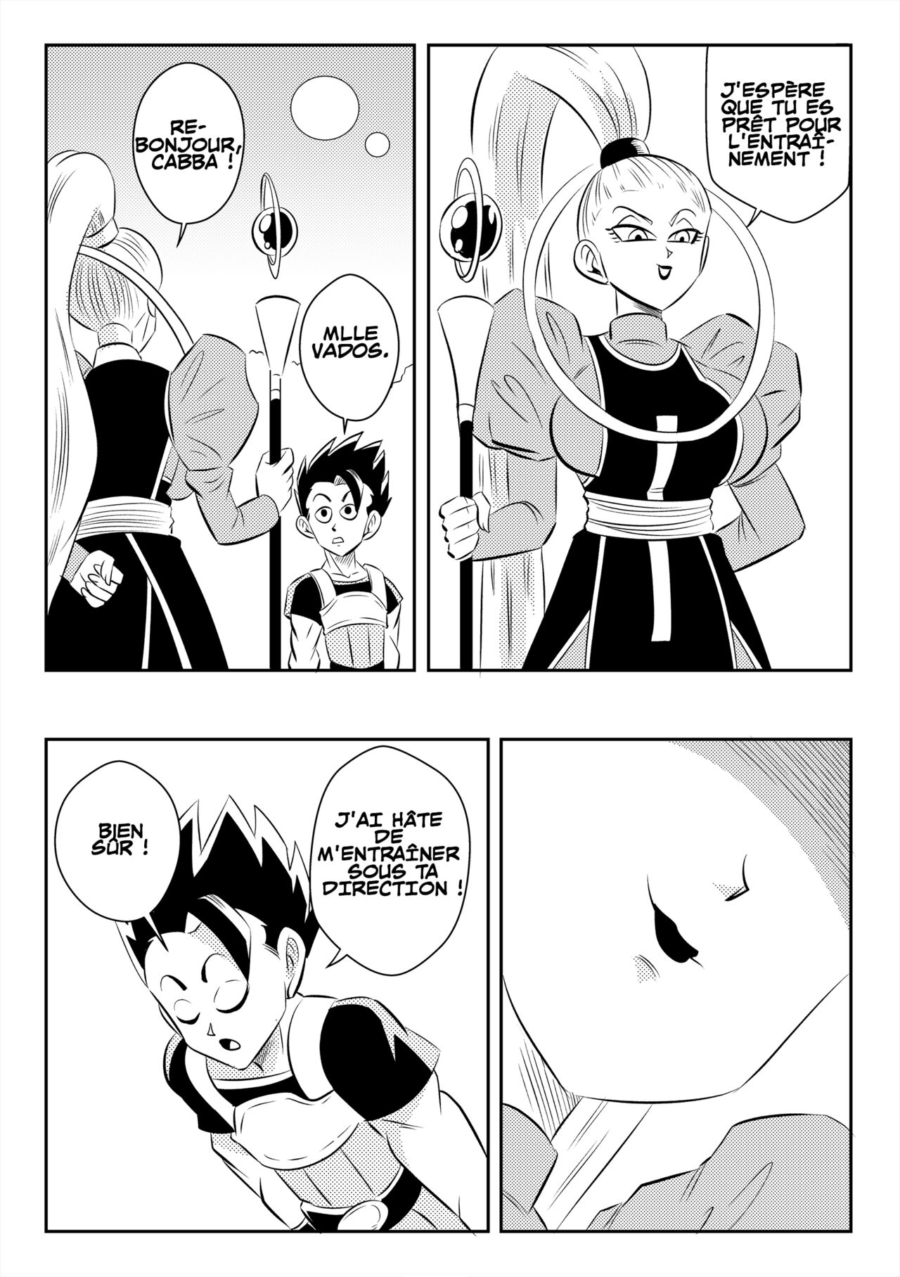 Heavenly Training - funsexydragonball (doujinshi) parodie de comics porno fr dragon ball. Non ...